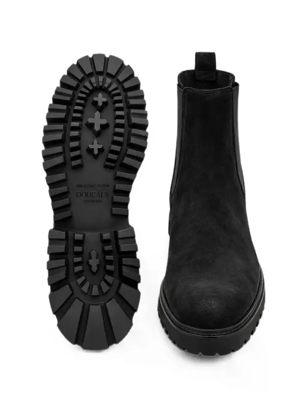 DOUCAL'S Leather Loafers - Black