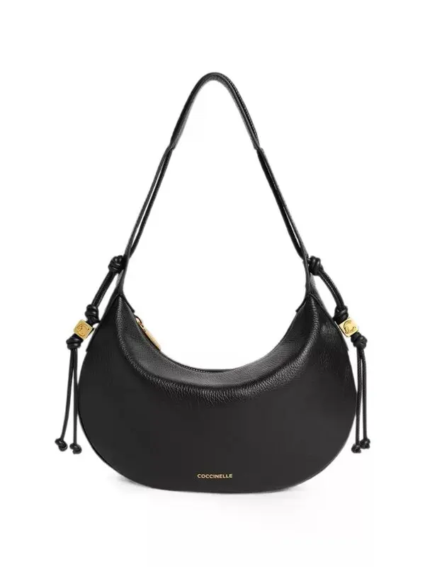 COCCINELLE Small Thess Leather Shoulder Bag - Black