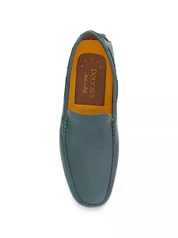 DOUCAL'S Grained-leather Loafers