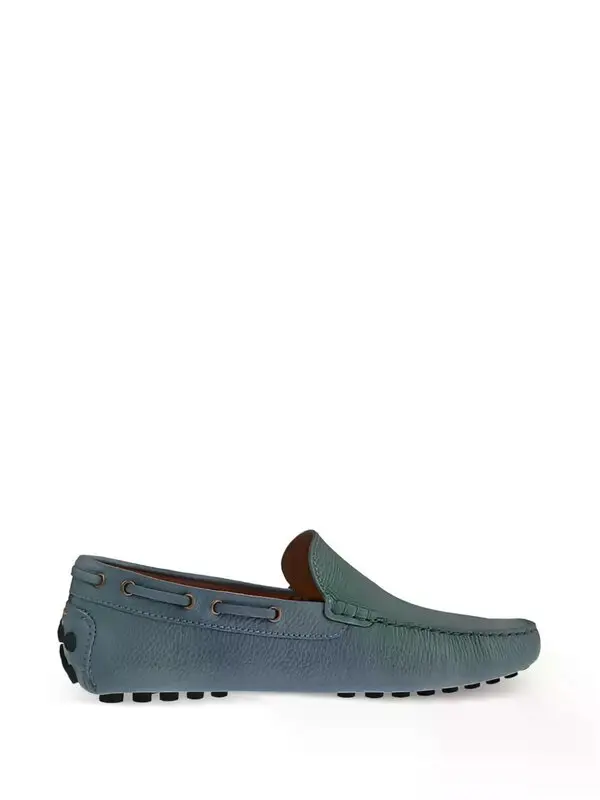 DOUCAL'S Grained Leather Loafers
