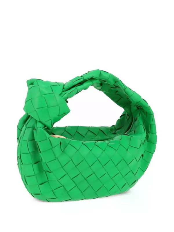 Bottega Veneta Mini Jodie Intrecciato Handbag - Green