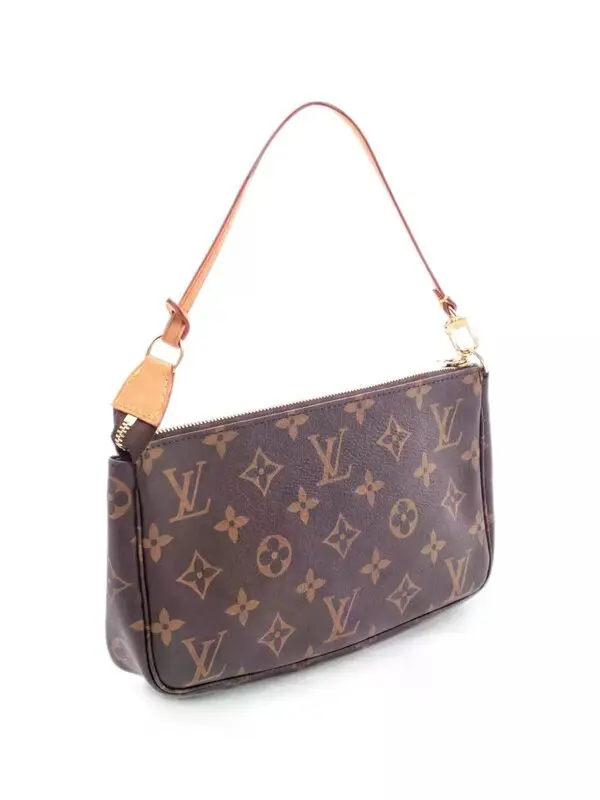 LOUIS VUITTON Monogram Pochette Accessoires Shoulder Bag - Brown