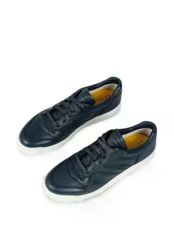 DOUCAL'S Perforated Leather Sneakers