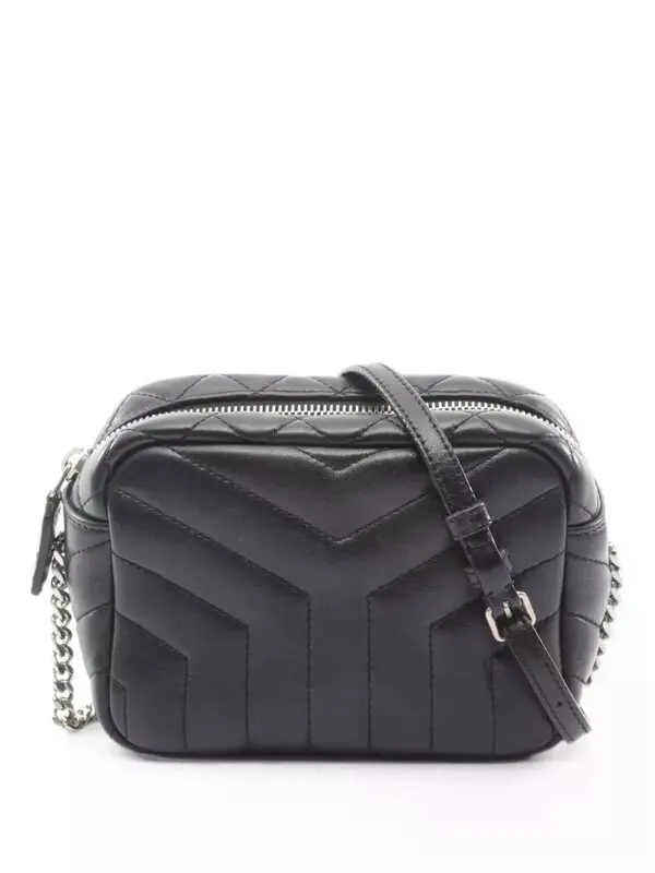 Saint Laurent 2010s Mini Lulu Shoulder Bag - Black