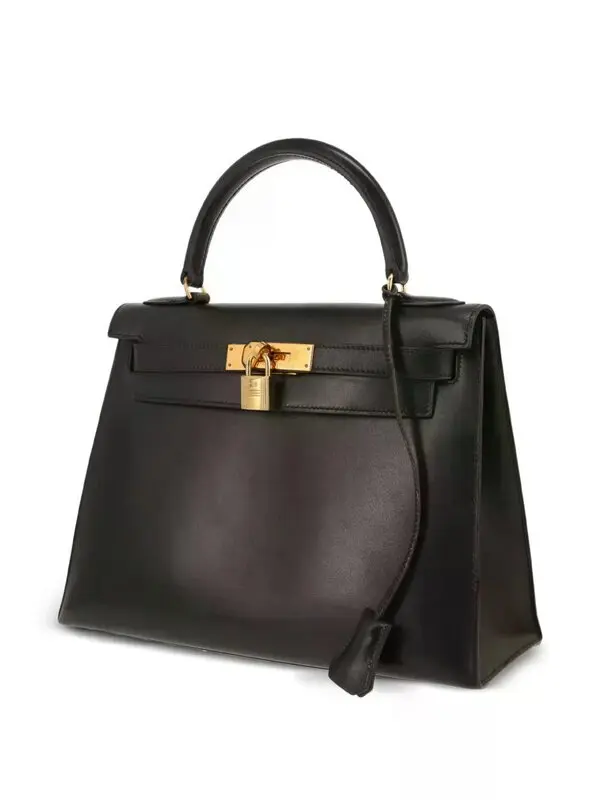 Hermès 1995 Kelly 28 Handbag - Black