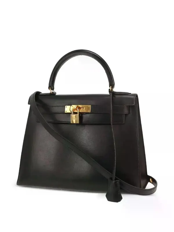 Hermès 1995 Kelly 28 Handbag - Black