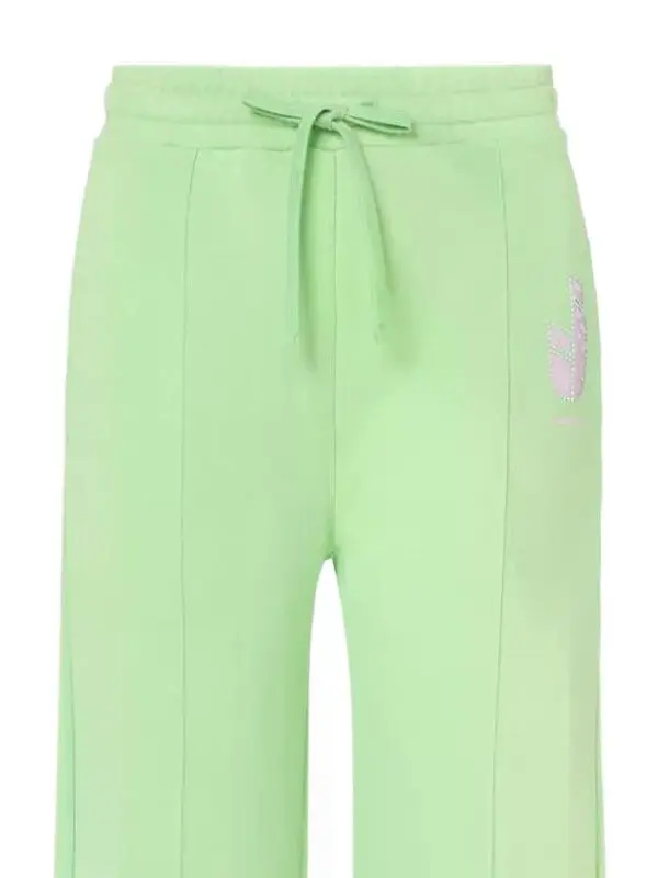 Iceberg Rhinestone Embellished Palazzo Pants