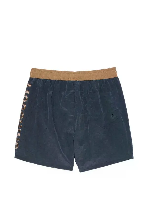 Moschino Logo-print Drawstring Swim Shorts
