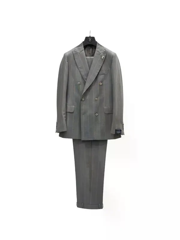 TOMBOLINI Double-breasted Pinstripe Suit