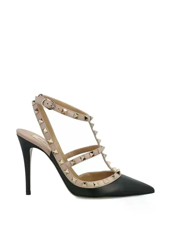 Valentino Garavani Rockstud Caged Pumps - Black