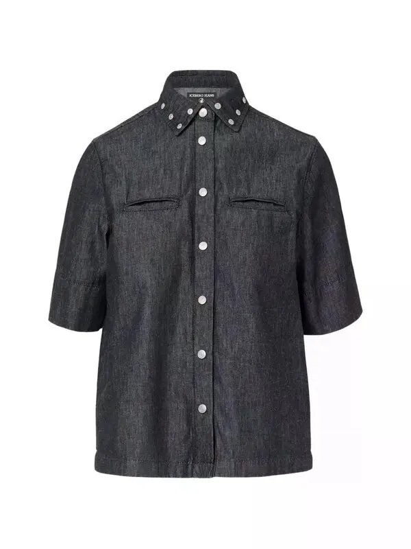 Iceberg Studded Short-sleeve Shirt