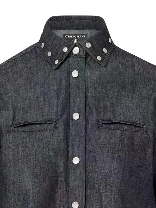 Iceberg Studded Short-sleeve Shirt