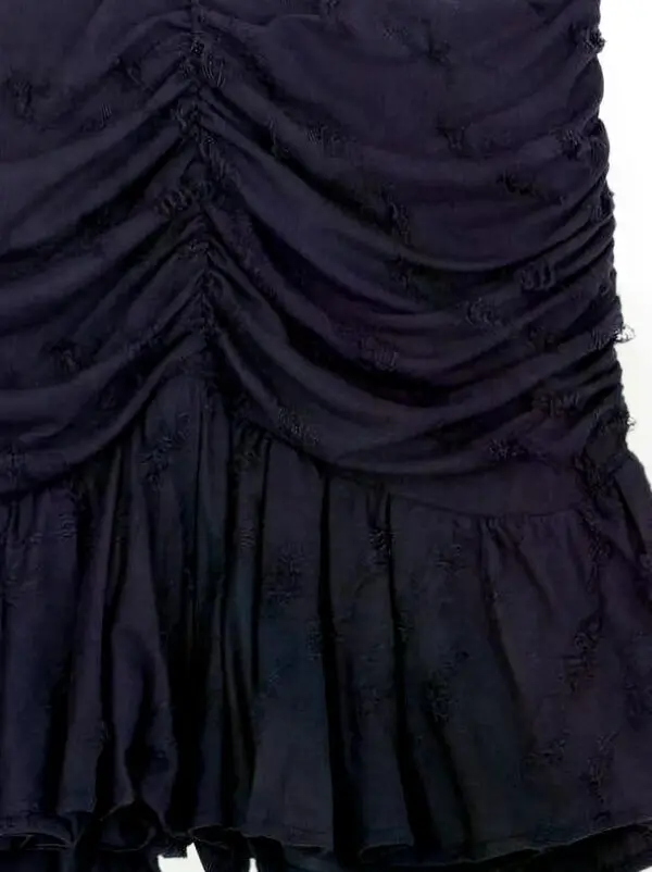 IRO PARIS Hasley Ruched Ruffled Skirt