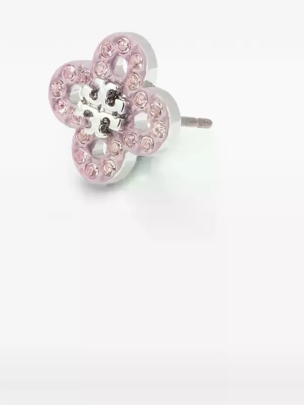Tory Burch Forget Me Not Clover Stud Earrings