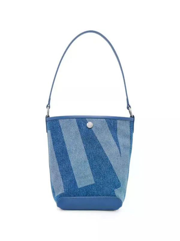 RALLY MOVEMENT Mini Rally The Bag Logo-print Bucket Bag - Blue