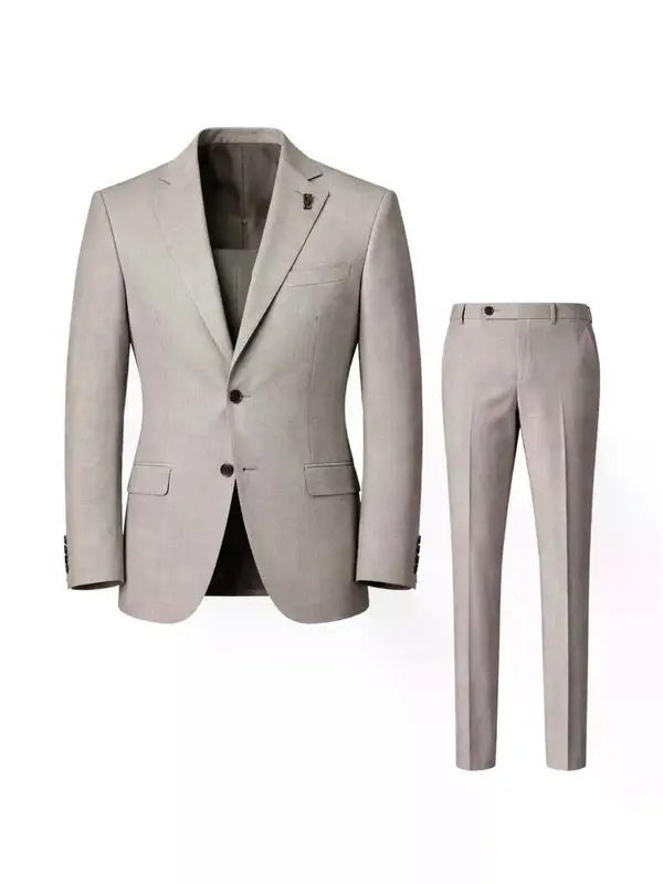 Pal Zileri Notched-lapel Single-breasted Suit - Neutrals