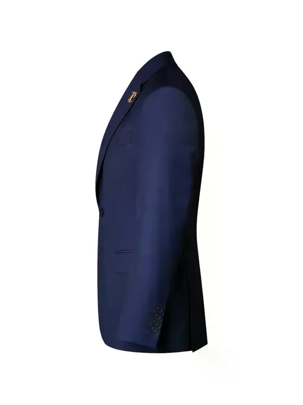 Pal Zileri Logo-plaque Wool Blazer