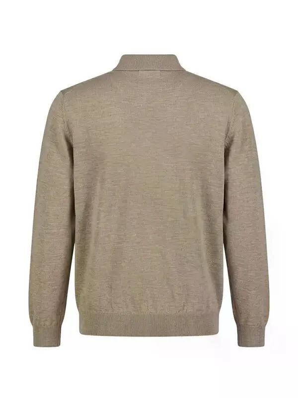 TOMBOLINI Polo-collar Wool Polo Shirt