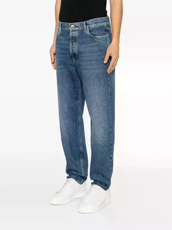 Brunello Cucinelli Faded-effect Straight-leg Jeans
