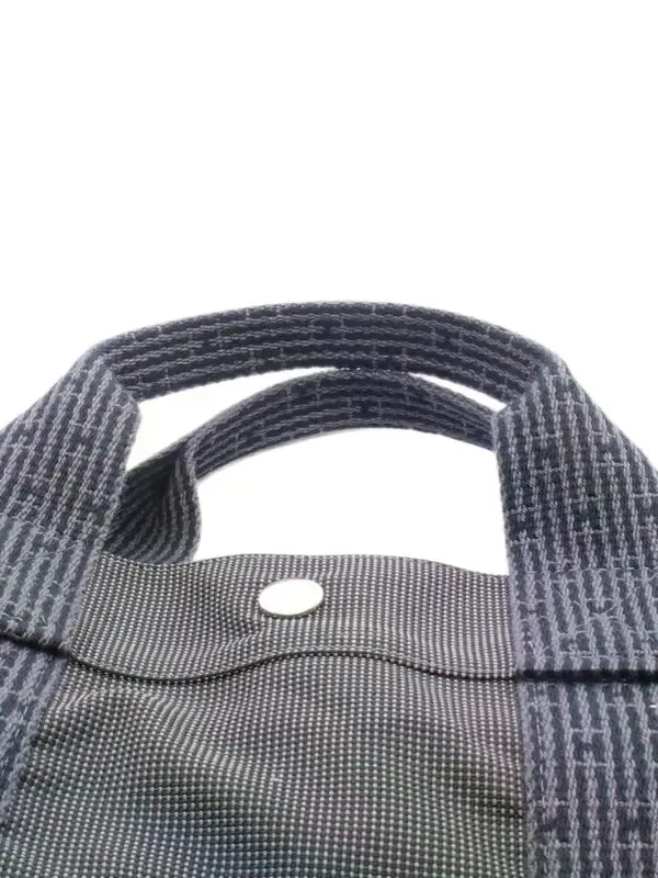 Hermès Herline Canvas Tote Bag - Grey