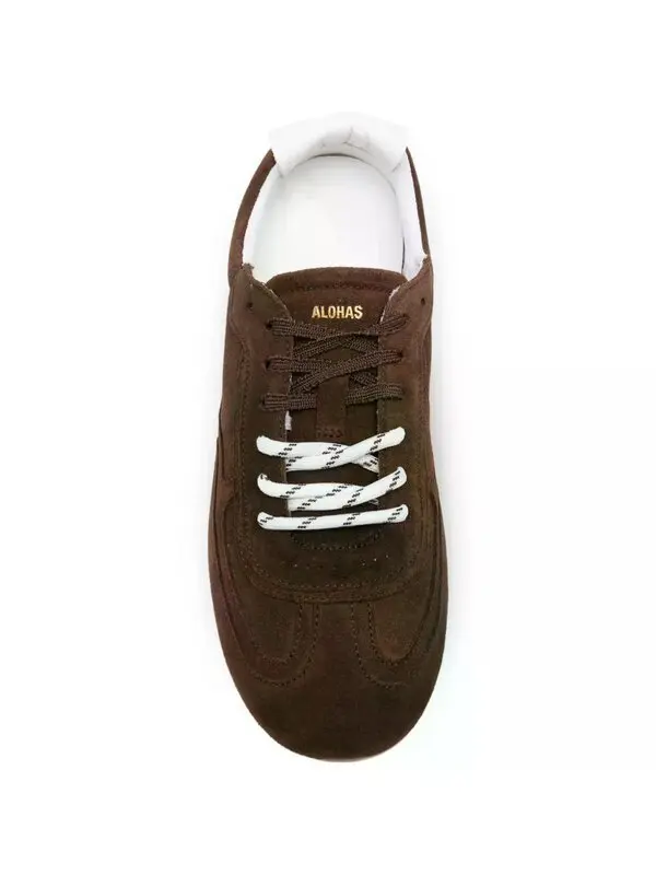 ALOHAS Panelled Suede Sneakers - Brown