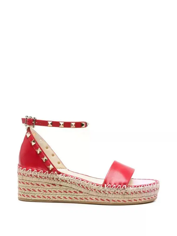 Valentino Garavani Rockstud Espadrilles - Red