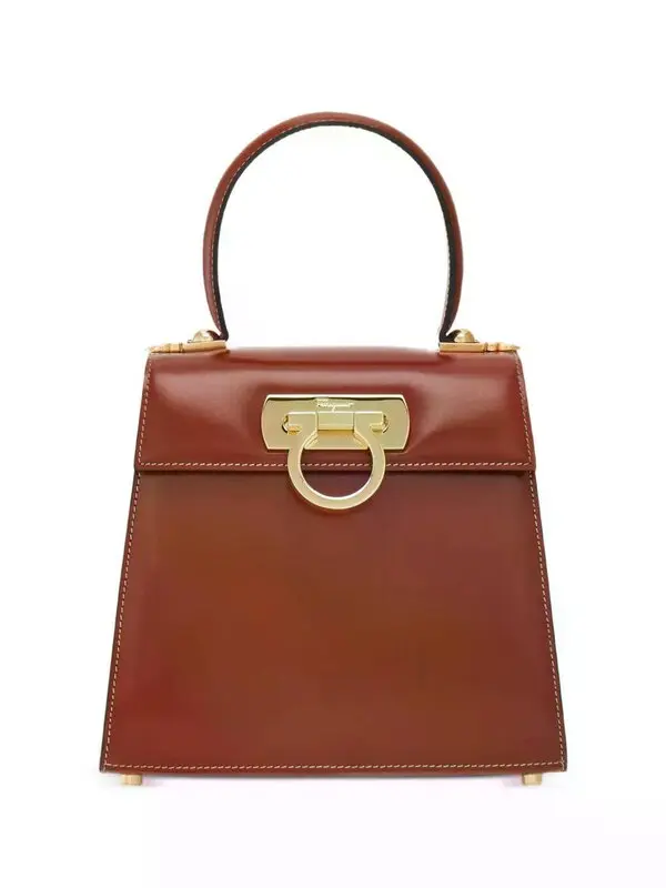 FERRAGAMO Top Handle Tote Bag - Brown