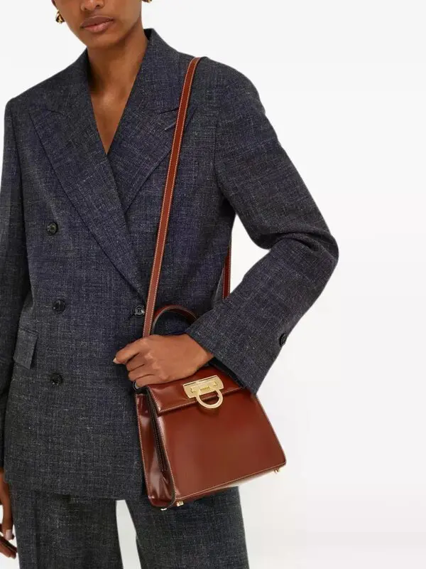 FERRAGAMO Top Handle Tote Bag - Brown