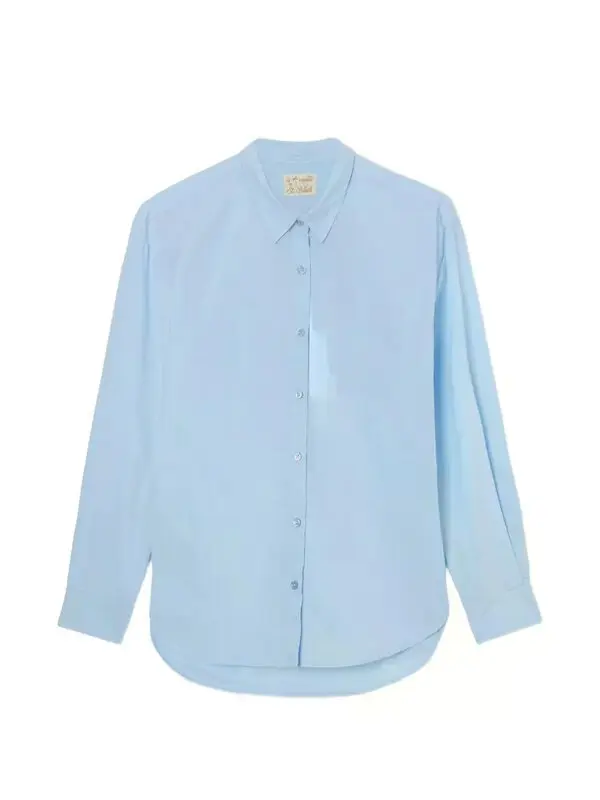 MC2 SAINT BARTH Brigitte Embroidered Shirt - Blue