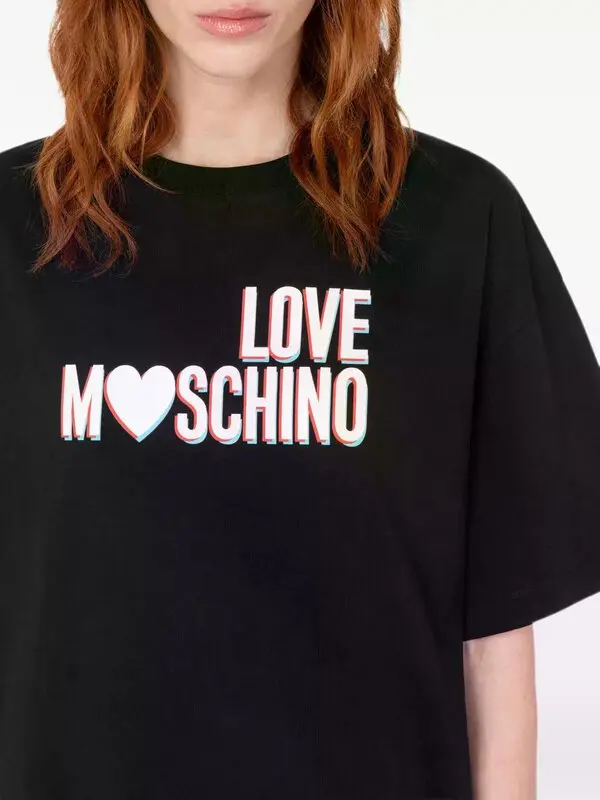 Moschino Printed Cotton Jersey Dress
