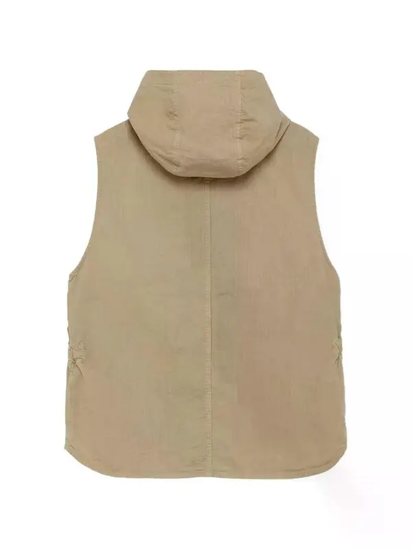 ROY ROGER'S Hooded Zip-fastening Vest