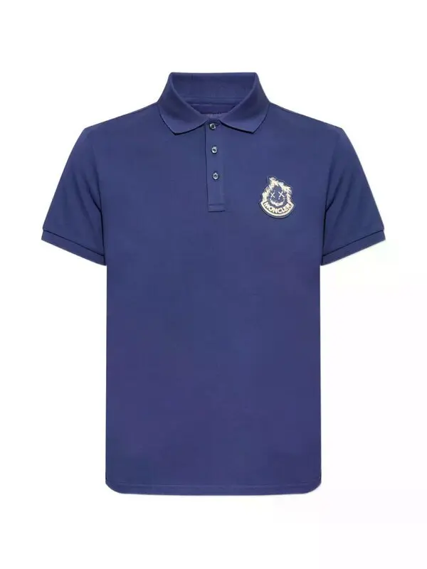 Moncler Logo-patch Polo Shirt
