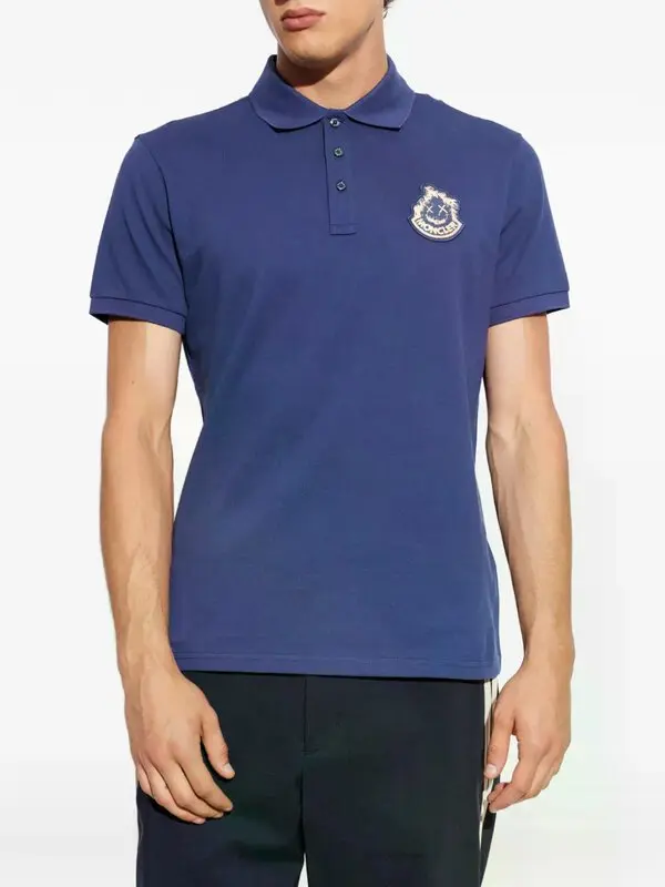 Moncler Logo-patch Polo Shirt