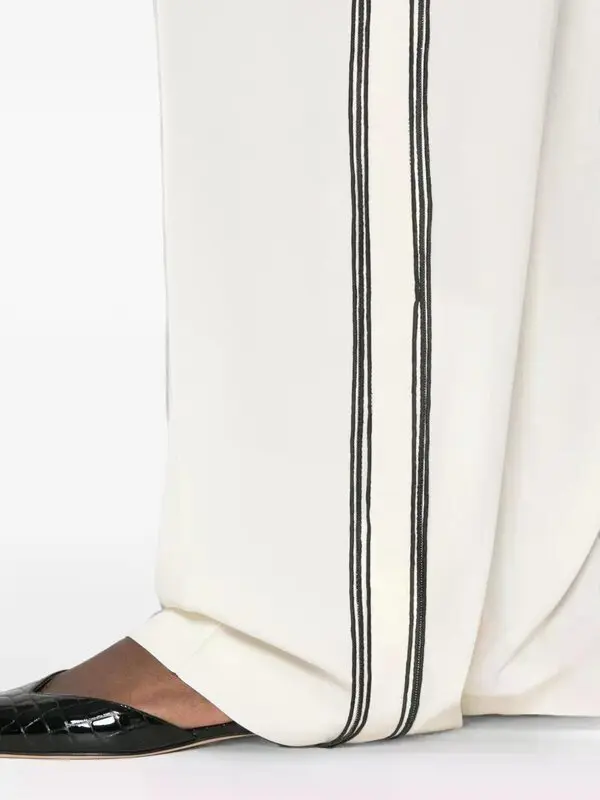 Fabiana Filippi Side-stripe Track Pants