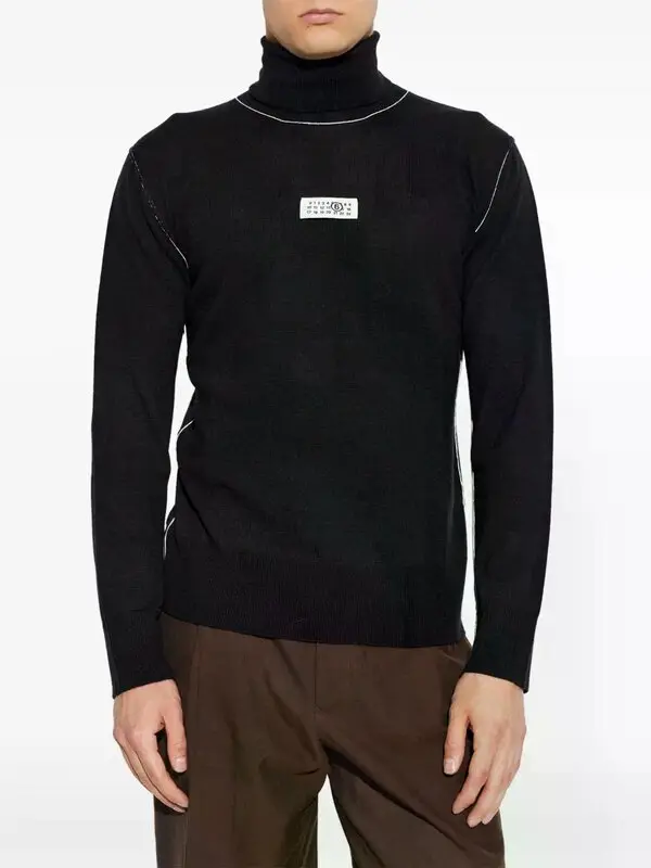 MAISON MARGIELA Logo-patch Sweater