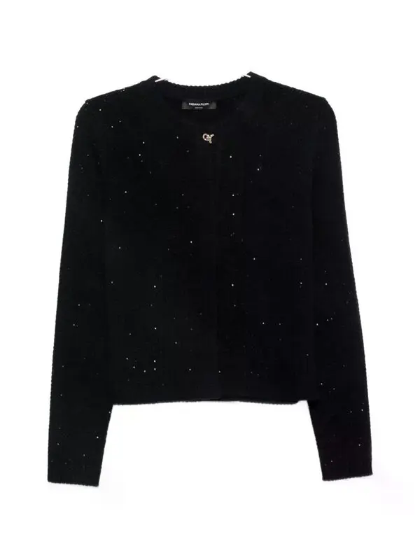 Fabiana Filippi Sequin-embellished Cardigan - Blue