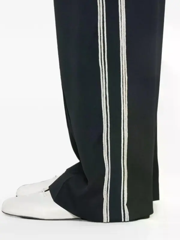 Fabiana Filippi Navy Side Stripe Track Pants