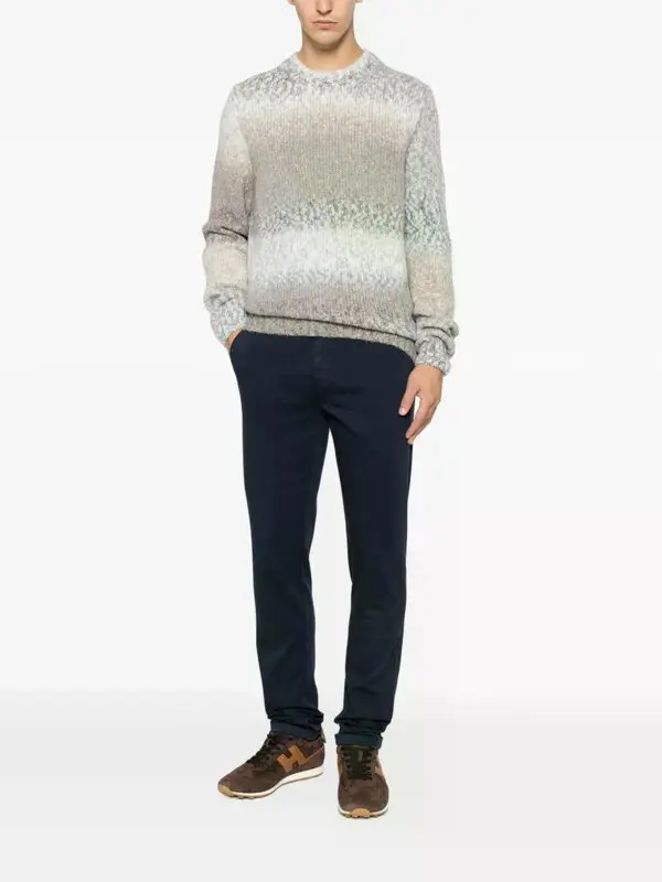 TRAMAROSSA Slim Cut Logo Detail Trousers
