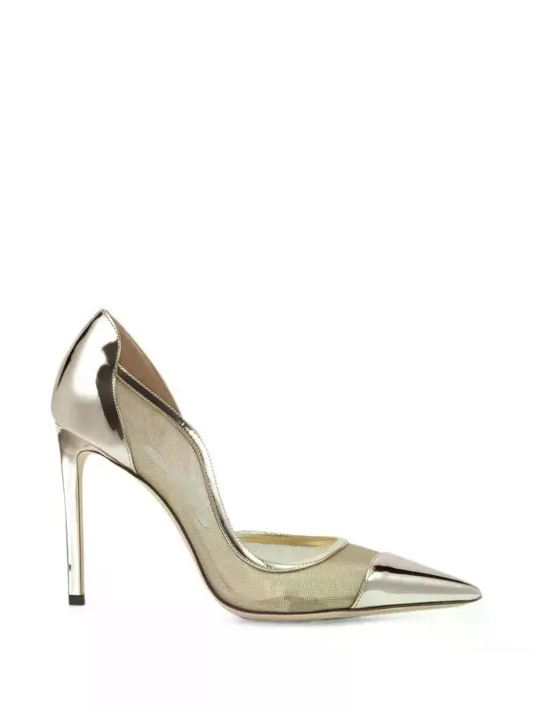 JIMMY CHOO Brigitte Mesh-panel Pumps