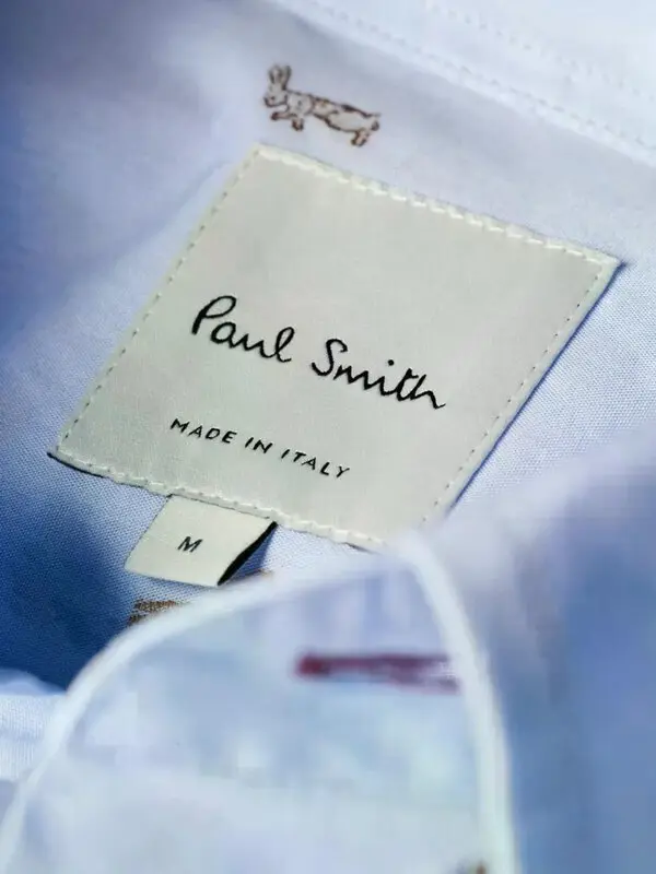 Paul Smith Little Rabbit Fil Coupé Shirt - Blue
