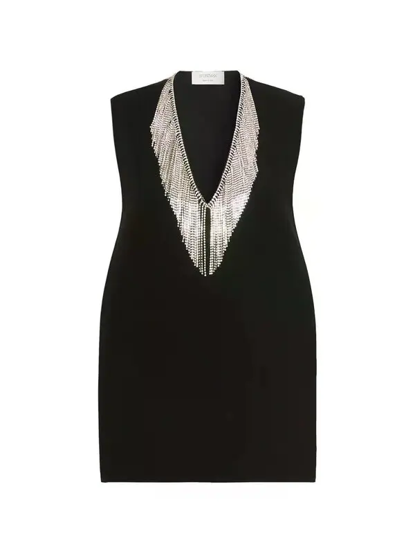 Sportmax Rhinestone-detail Sleeveless Top