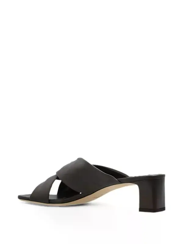 JIMMY CHOO Pearl Embellished Leather Sandals