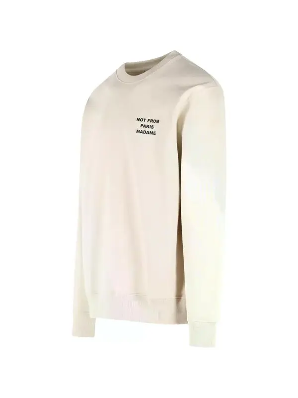 Drole De Monsieur Not From Paris Madame" Slogan Sweatshirt