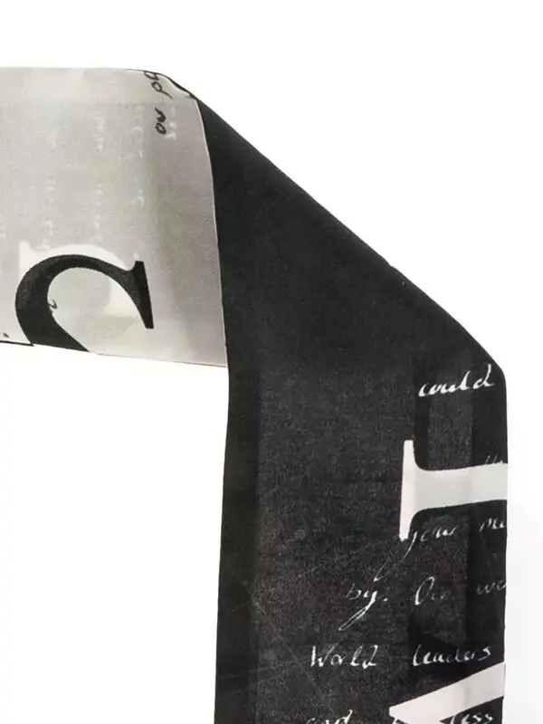 ALLSAINTS Script Silk Scarf