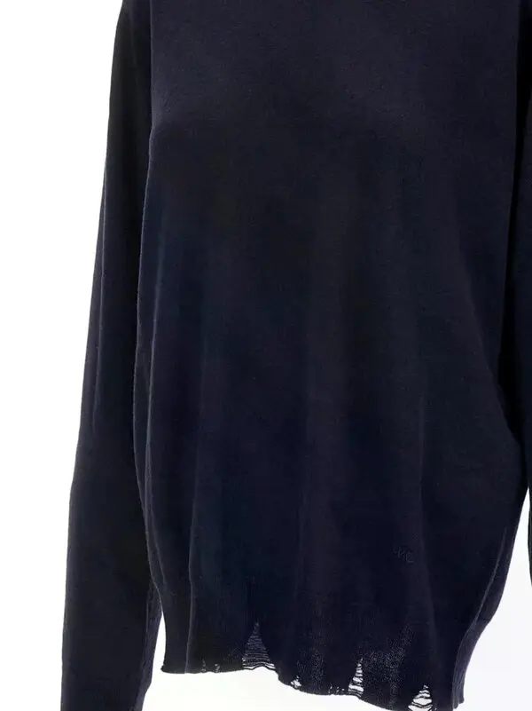 Stella McCartney Distressed Fine-knit Sweater