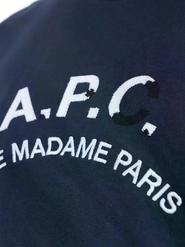 A.p.c. Logo-embroidered T-shirt