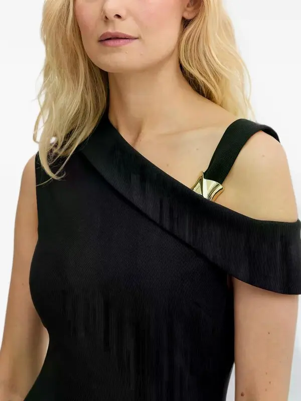Guess Off-shoulder Ribbed Mini Dress