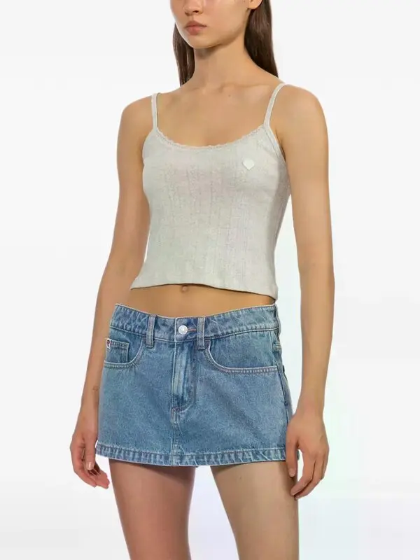 AAPE BY *A BATHING APE Logo-print Cropped Vest Top