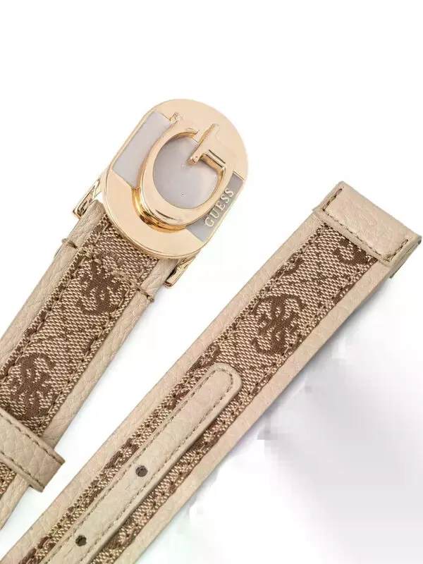 Guess Jessa Monogram Belt - Neutrals
