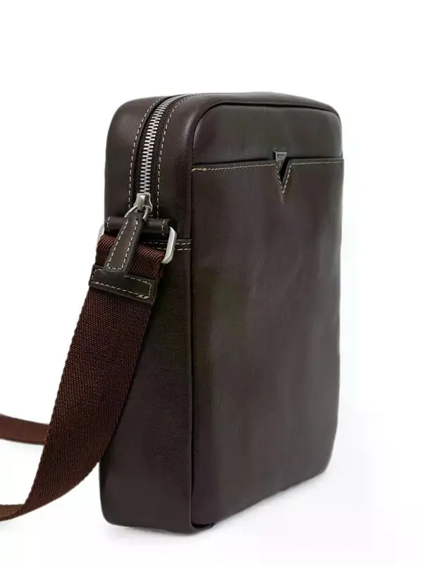 Guess Logo-plaque Top-zip Messenger Bag